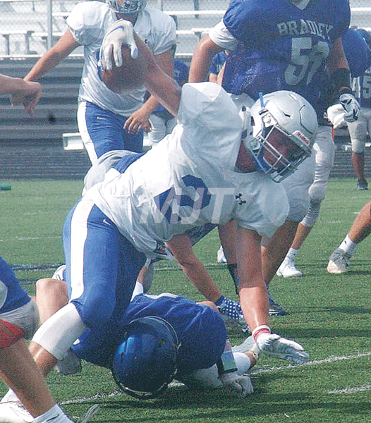 Monarch football coach pleased with scrimmage - Marysville Journal Tribune